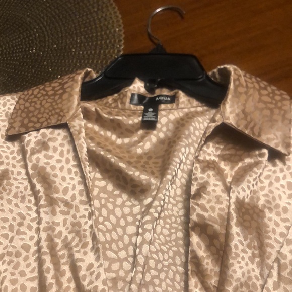 Aqua | Dresses | Nwt Aqua Brand Satin Animal Print Mini Dress Medium ...